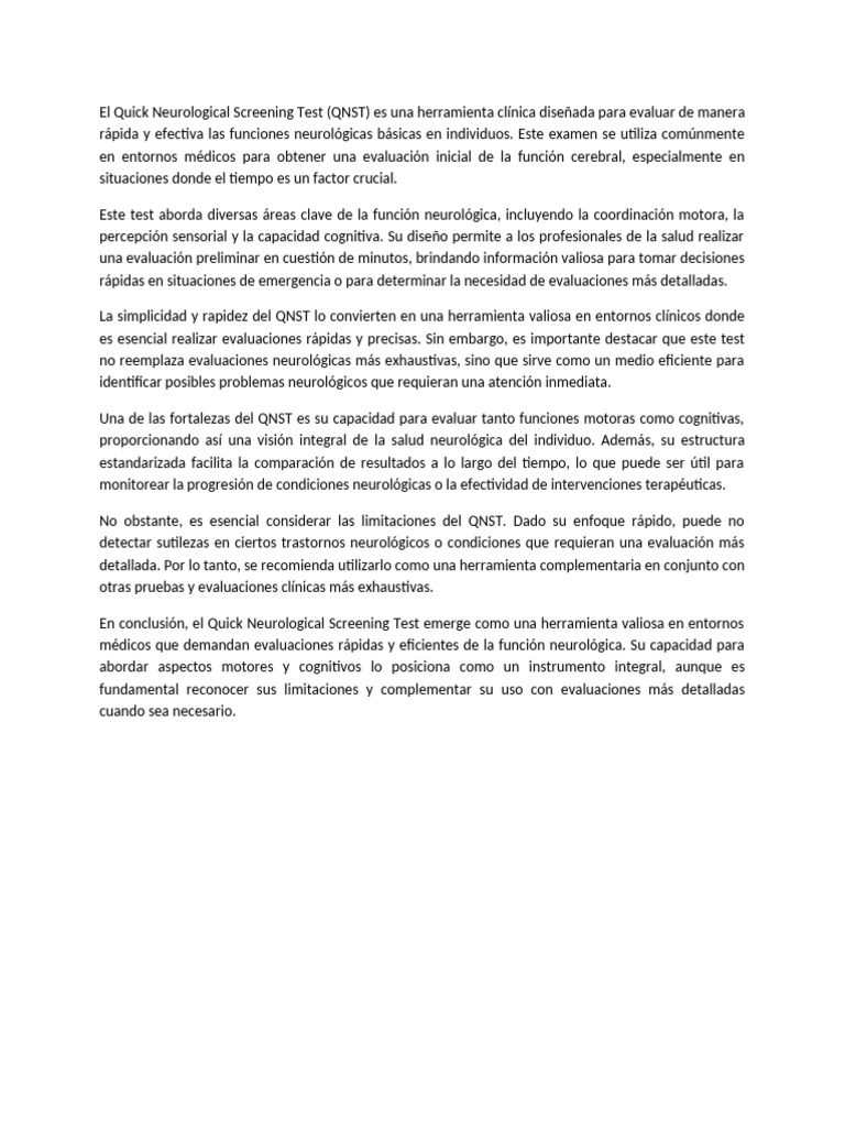 QNST | PDF