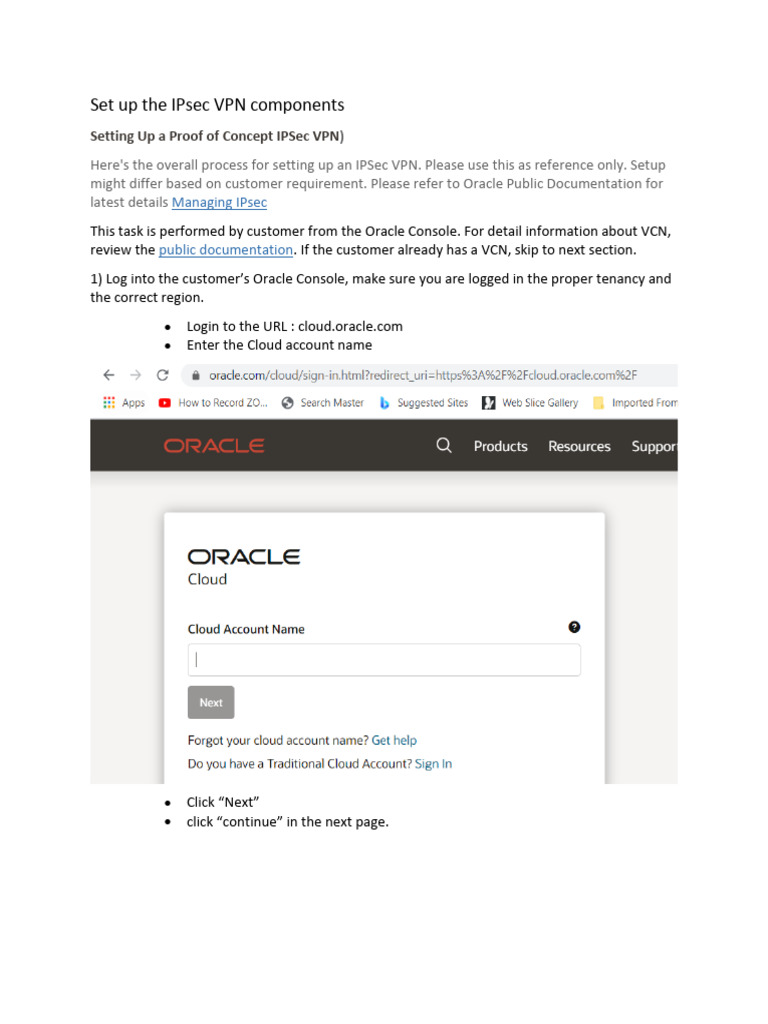 Set_up_the_IPsec_VPN_components_in_OCI-1 | PDF | Ip Address | Virtual ...