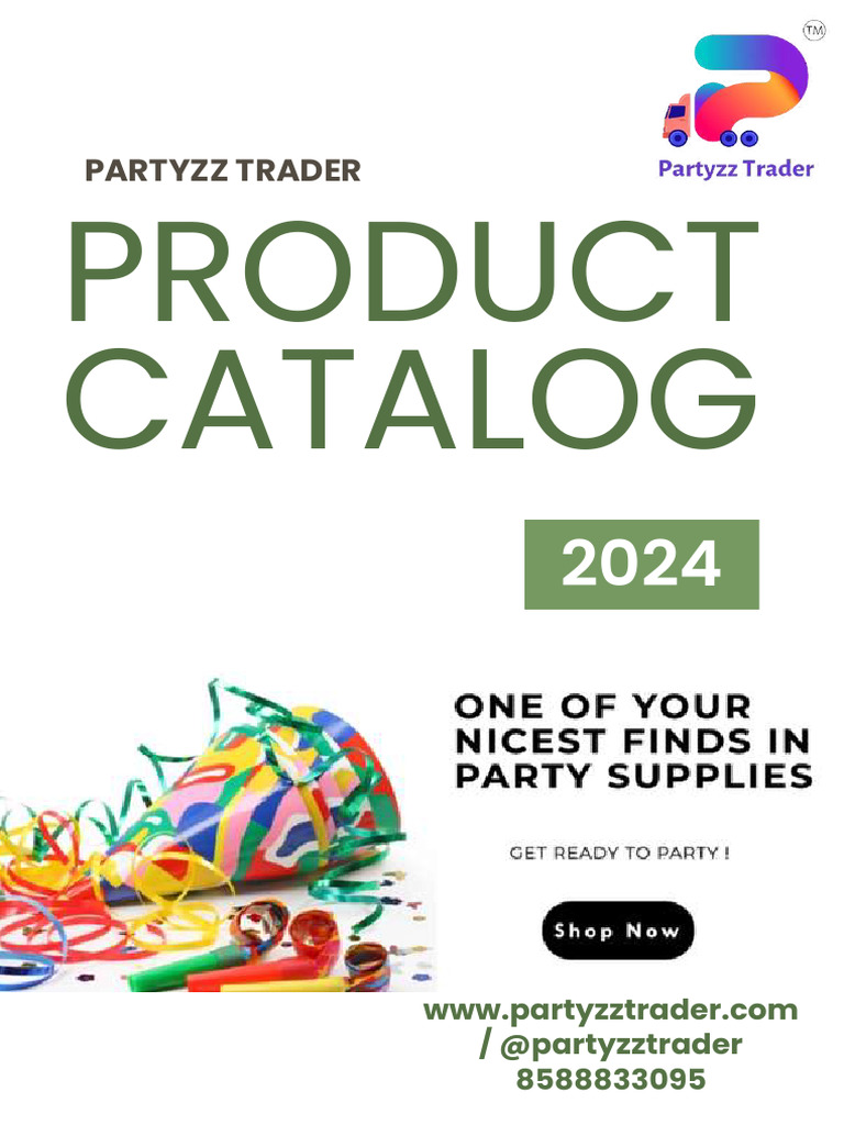 Trendy Party Decor Products 2024 | PDF