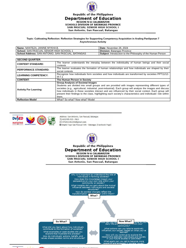 NANTEZA AP7 Master Class For Grade Level 7 Araling Panlipunan Day 2 | PDF | Society | Learning