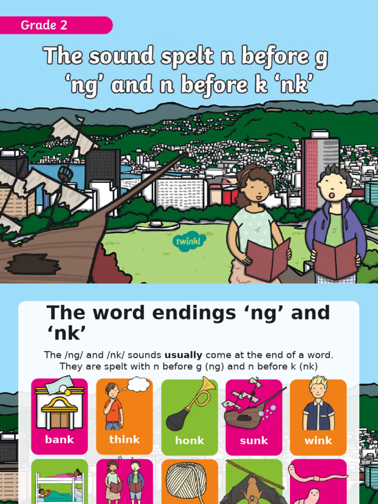 Grade 2 Presentation Phonics - NG - NK | PDF