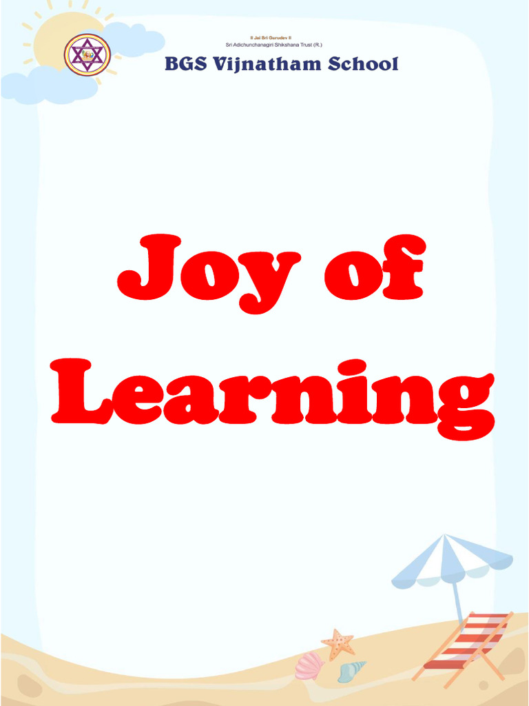 Final Step X Joy of Learning 24-25 | PDF | Learning