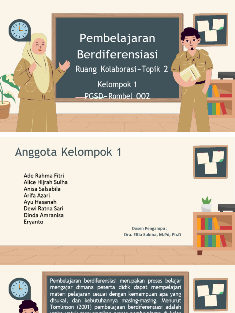 Kelompok 1_Topik 2_Ruang Kolaborasi_Pemb Berdiferensiasi | PDF