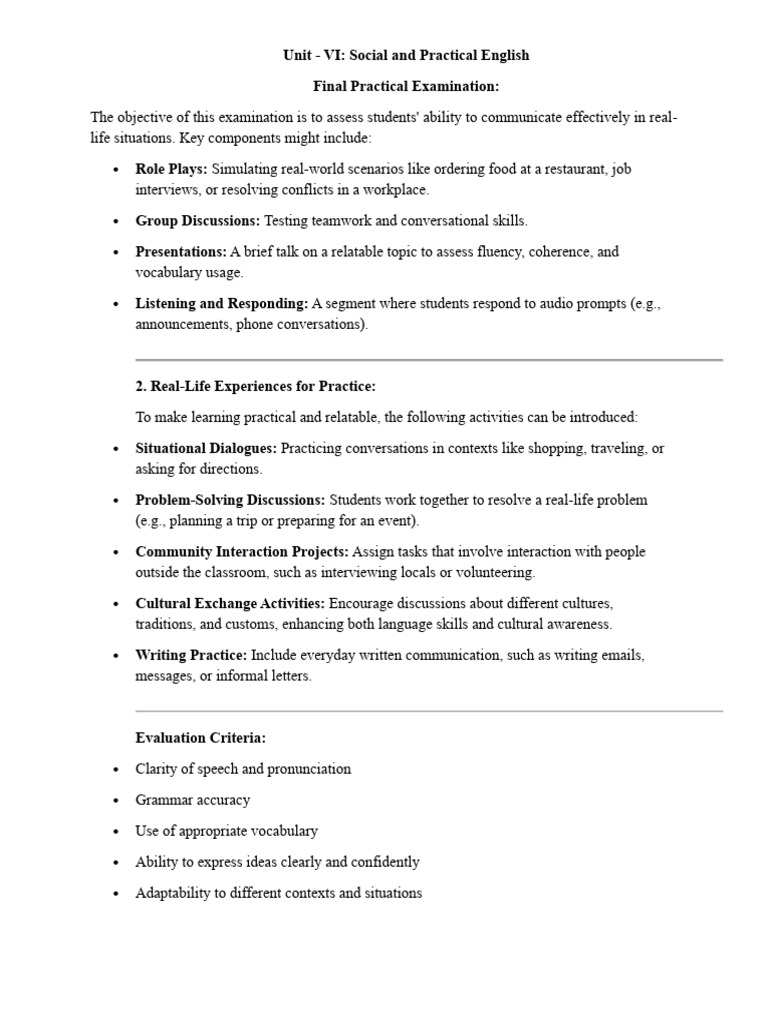 Practical English Communication Skills | PDF