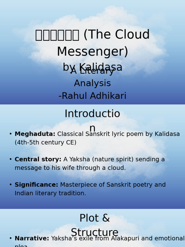Meghaduta by Kalidasa | PDF