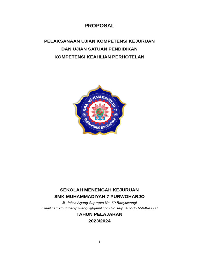 PROPOSAL UKK Dan USP | PDF