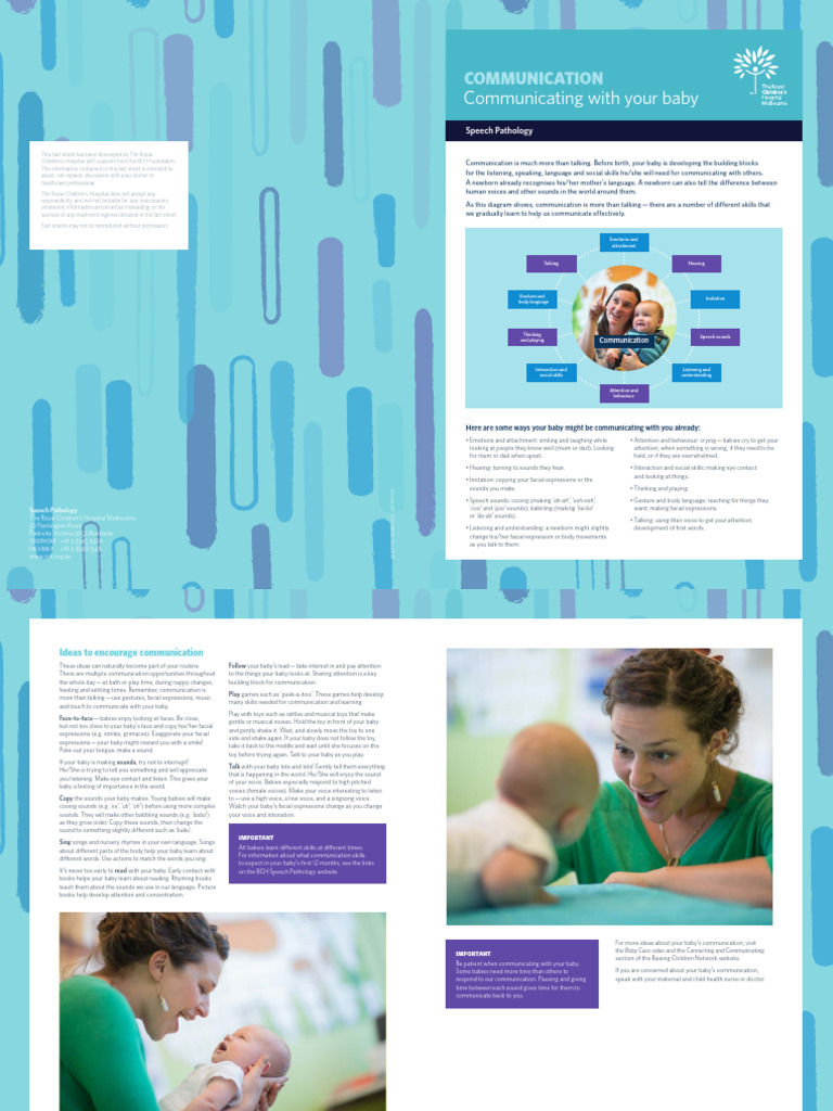 Communicating with Your Baby: Tips | PDF | Infants | Communication