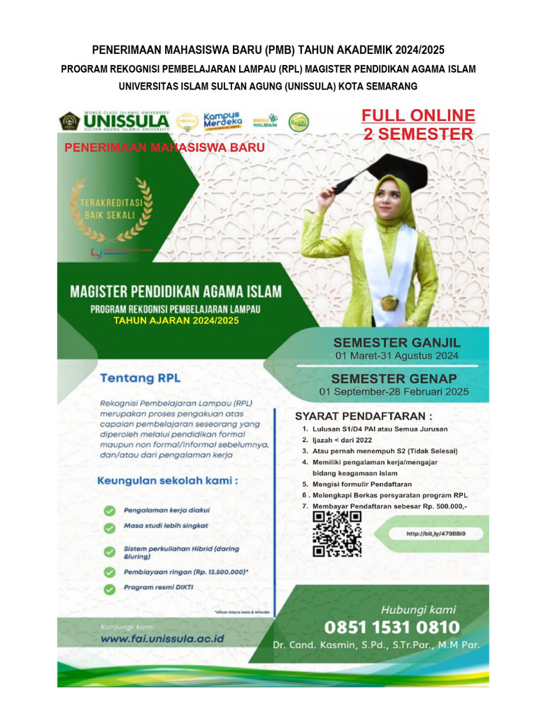 PMB RPL S2 PAI 2024 - 2025 Kasmin | PDF