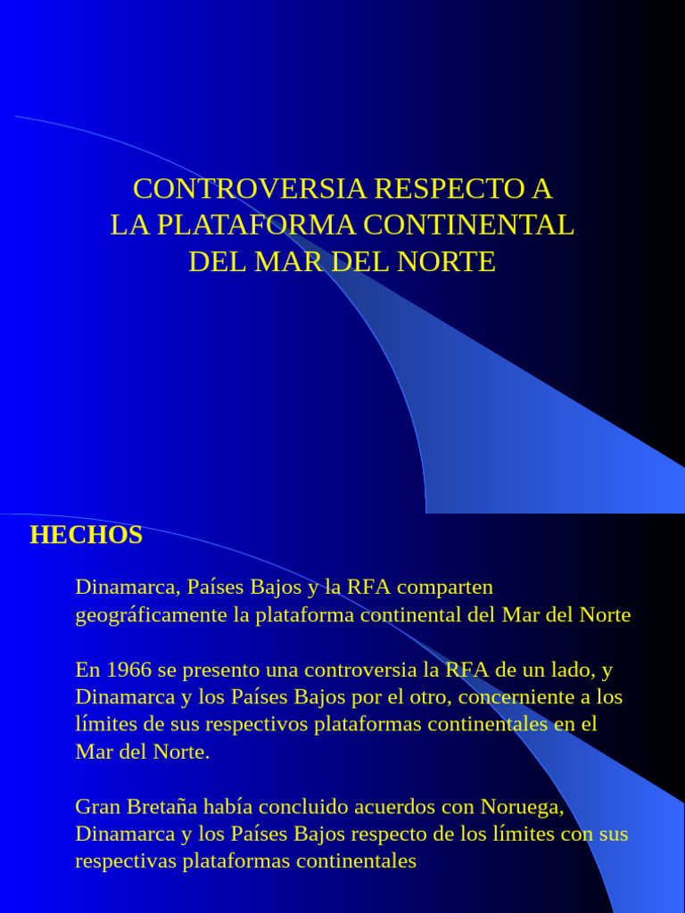 Mar Del Norte | PDF | Aguas territoriales | Placa continental