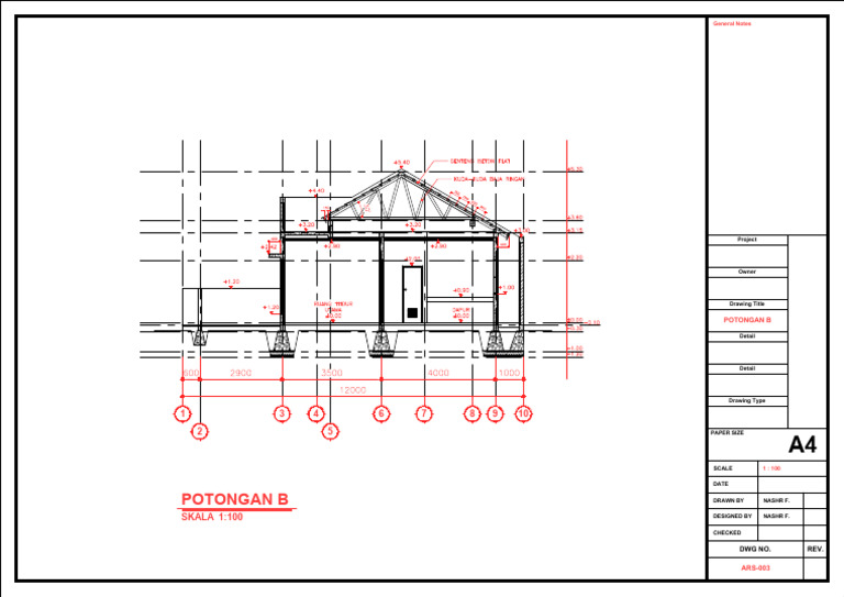 Ars003 - Potongan B | PDF