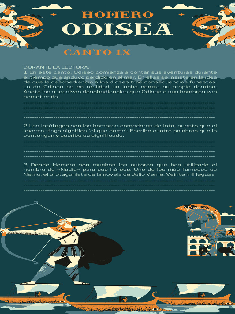 La Odisea Parte 3 | PDF | Odiseo | Odisea