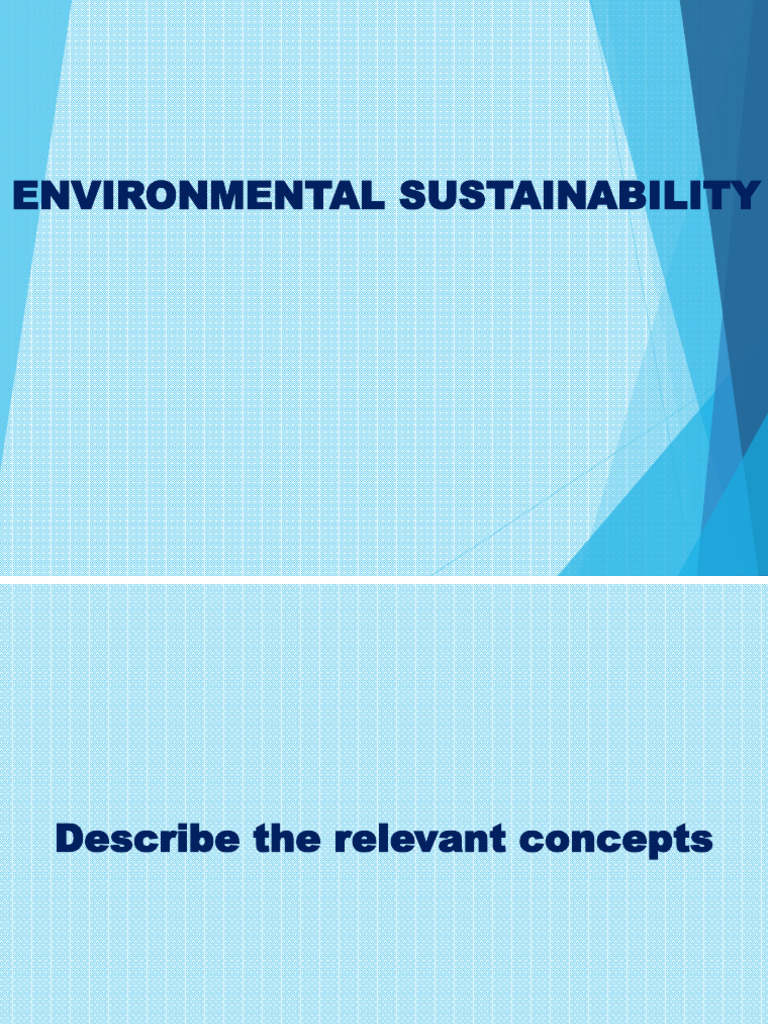 Understanding Environmental Sustainability | PDF | Pollution | Taxes