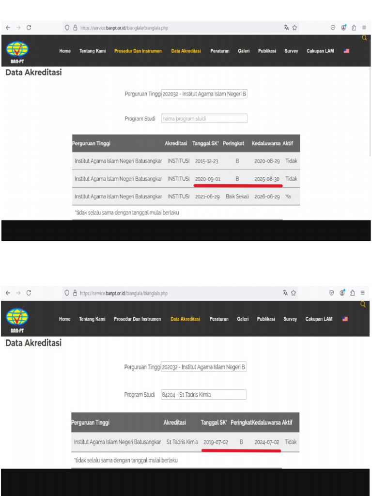 SS Akreditasi Ifa | PDF