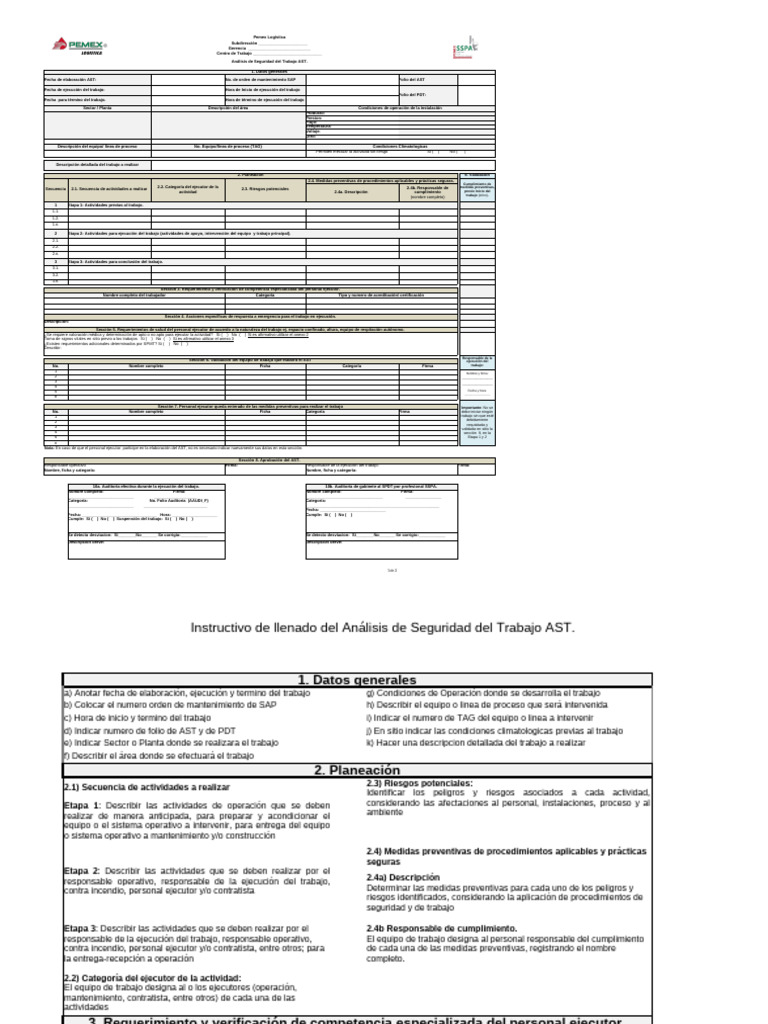 Formato Ast 2024 | PDF | Auditoría