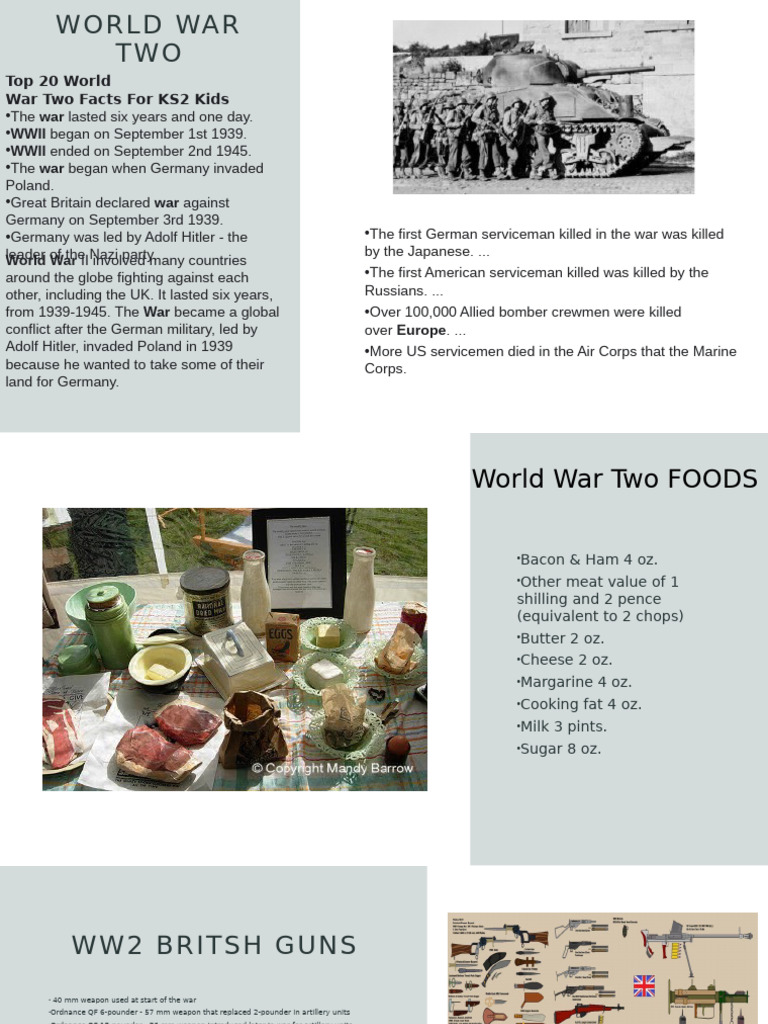 Sophies Powerpoint | PDF | World War II | Warfare