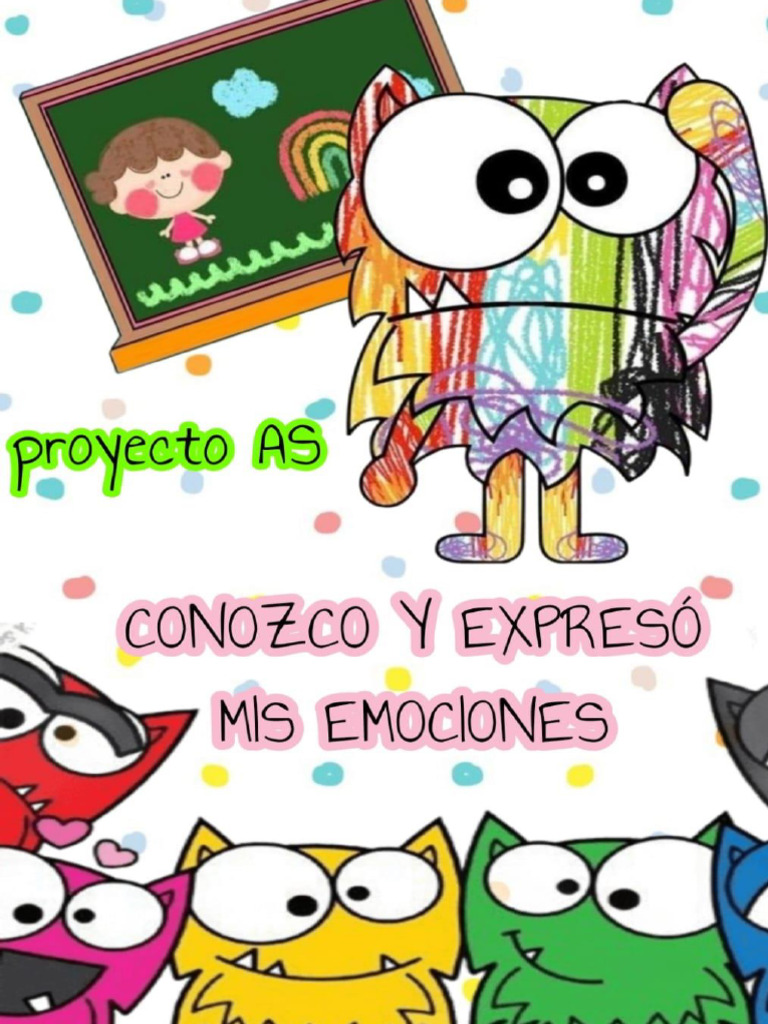 Conozco y Expreso Mis Emociones Proyecto As | PDF | Aprendizaje | Las ...