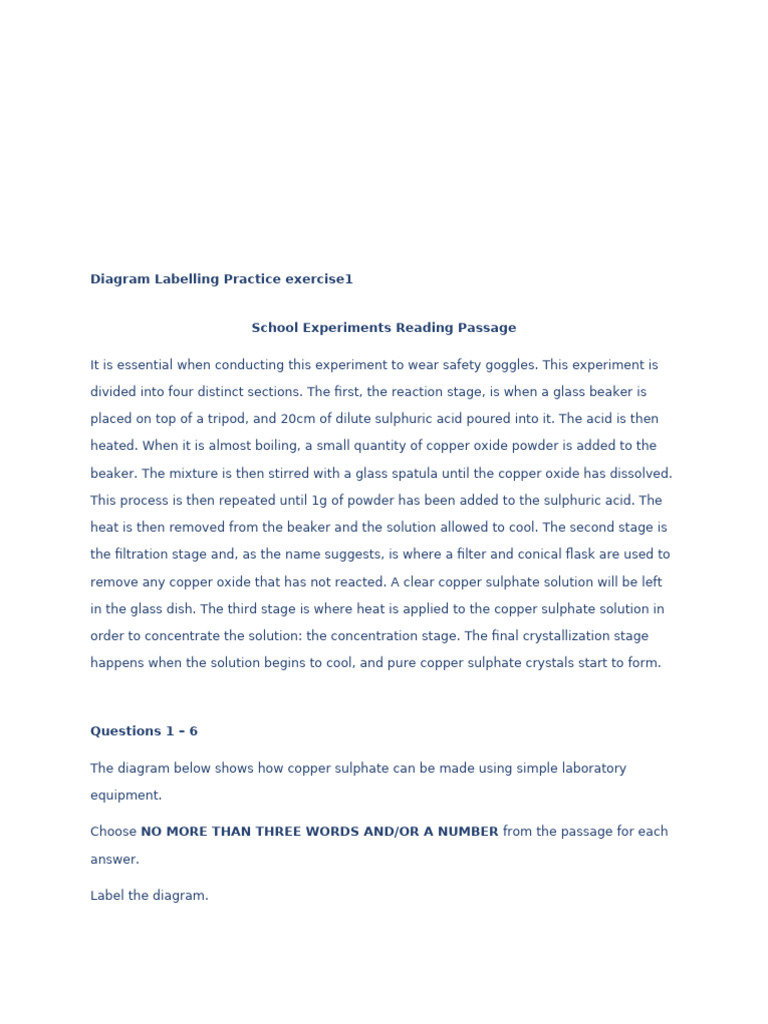 Reading Diagram | PDF