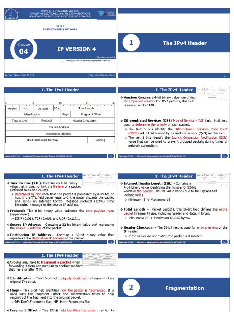 Chapter4-IPv4 | PDF | Ip Address | Internet Protocols