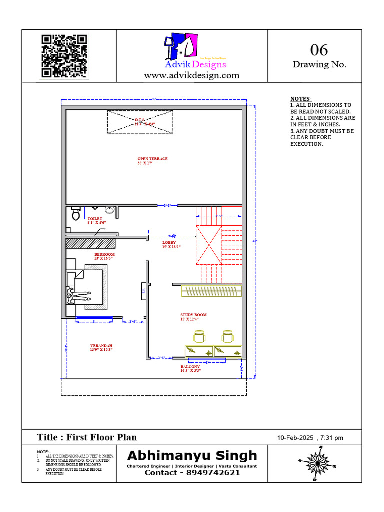 First Floor Layout and Dimensions | PDF
