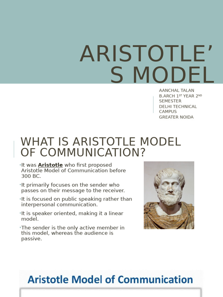 Aristotle's Model | PDF
