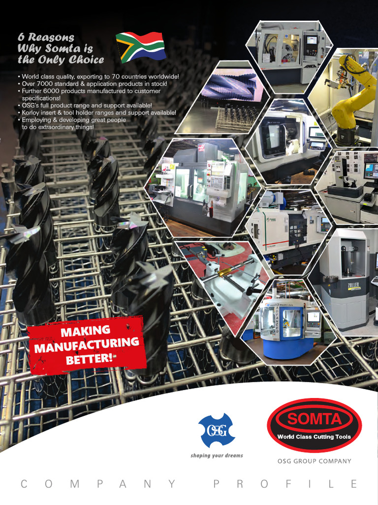 Somta Company Profile | PDF | Metalworking | Manufactured Goods