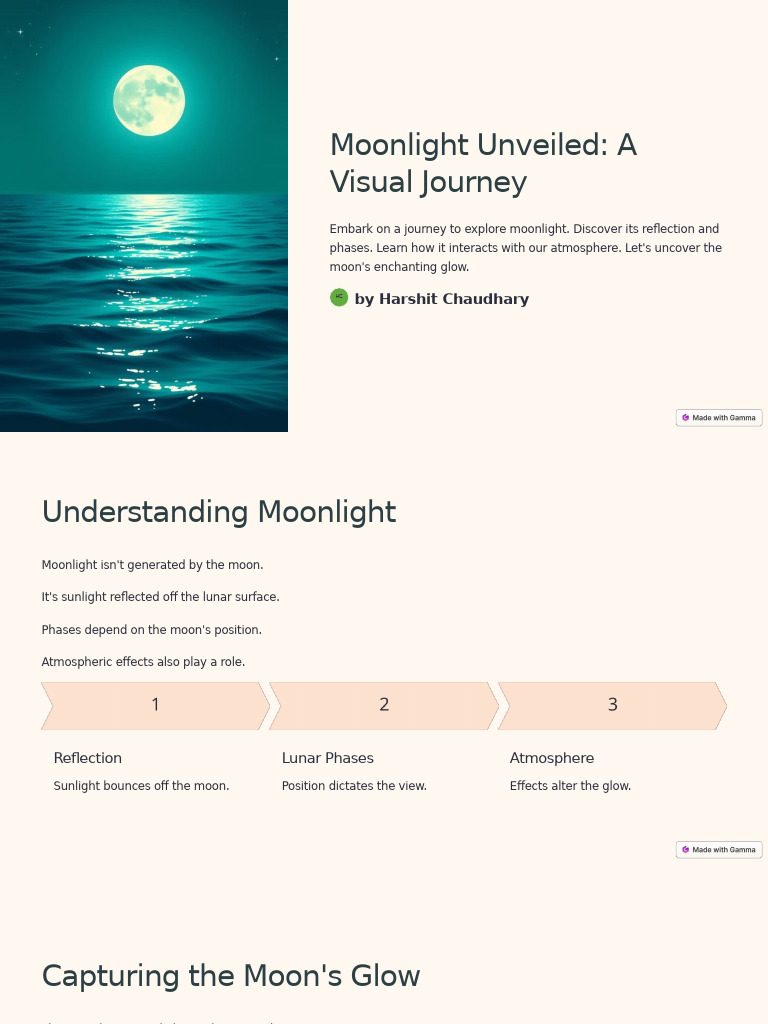 Exploring the Magic of Moonlight | PDF