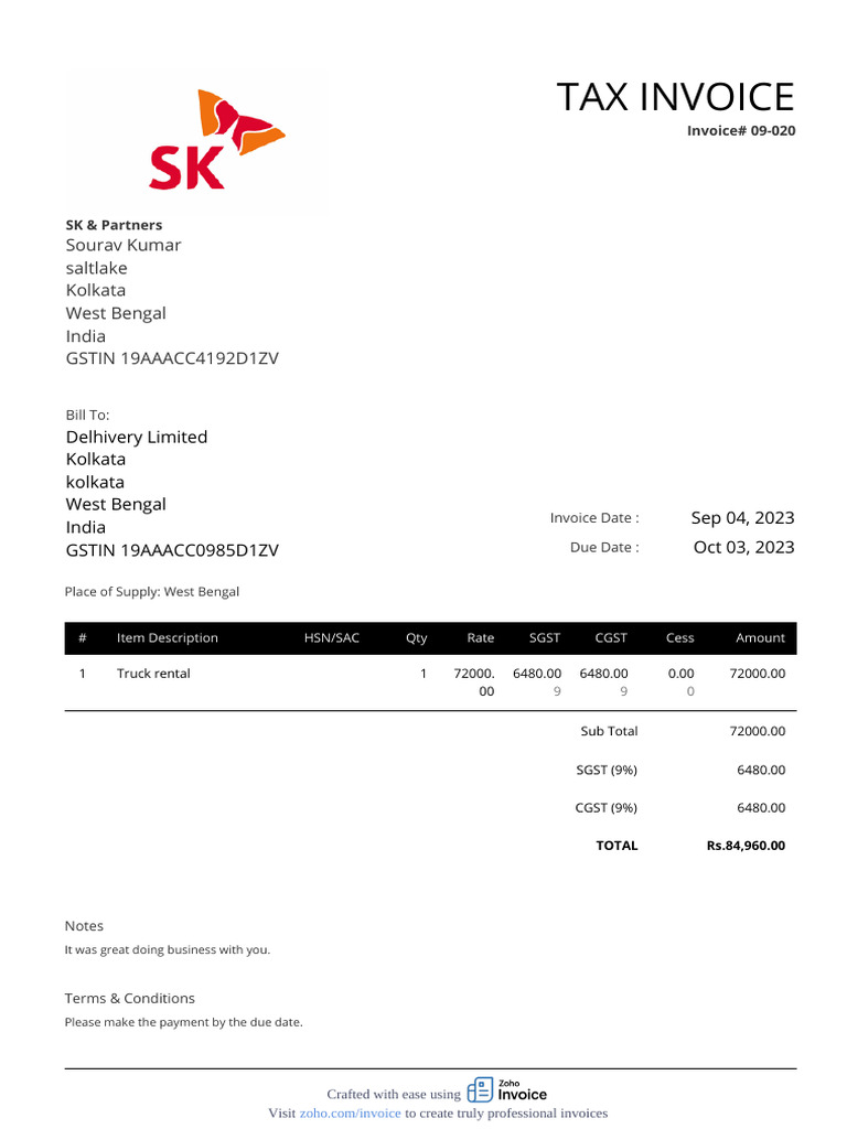 Delhivery 09-020 | PDF