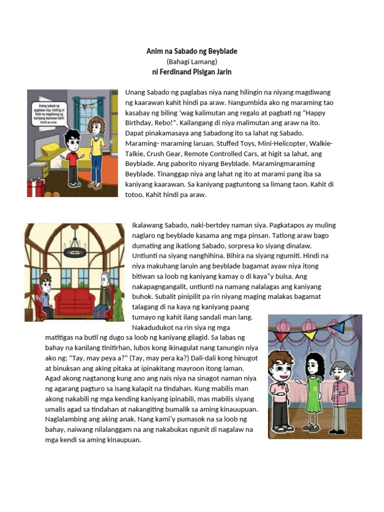 Anim Na Sabado NG Beyblade | PDF
