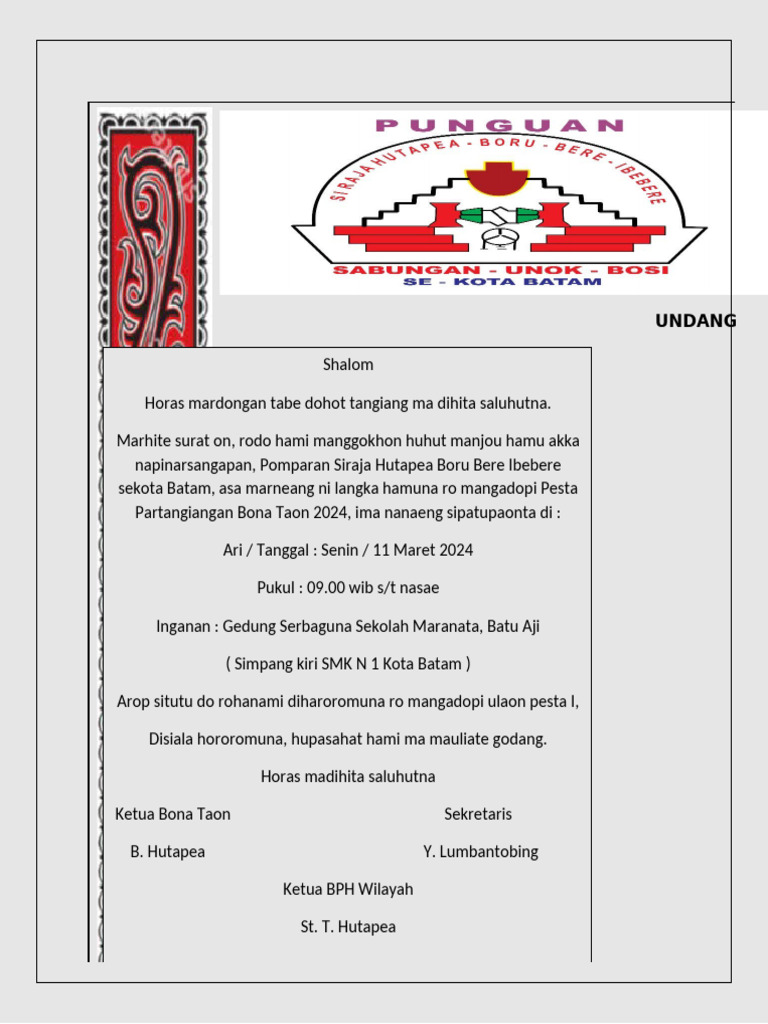 UNDANGAN - Copy | PDF