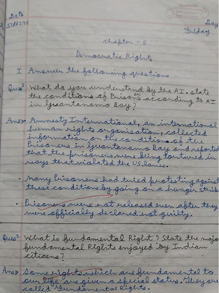 Civics CH - 5 Class IX | PDF