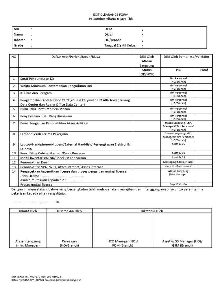 CLEARANCE SHEET UPDATE.docx | PDF