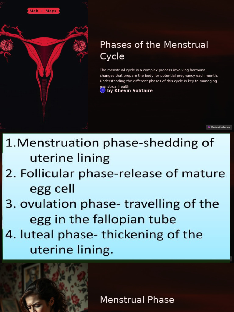 Understanding Menstrual Cycle Phases | PDF | Menstrual Cycle | Sexual ...
