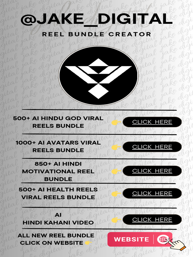 All Ai Reel Pack by @jake - Digital | PDF