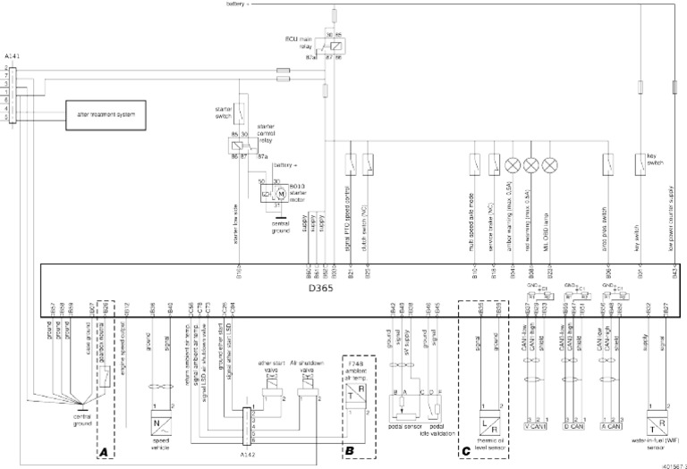 EPA10 Paccar Block Diagram 1 | PDF