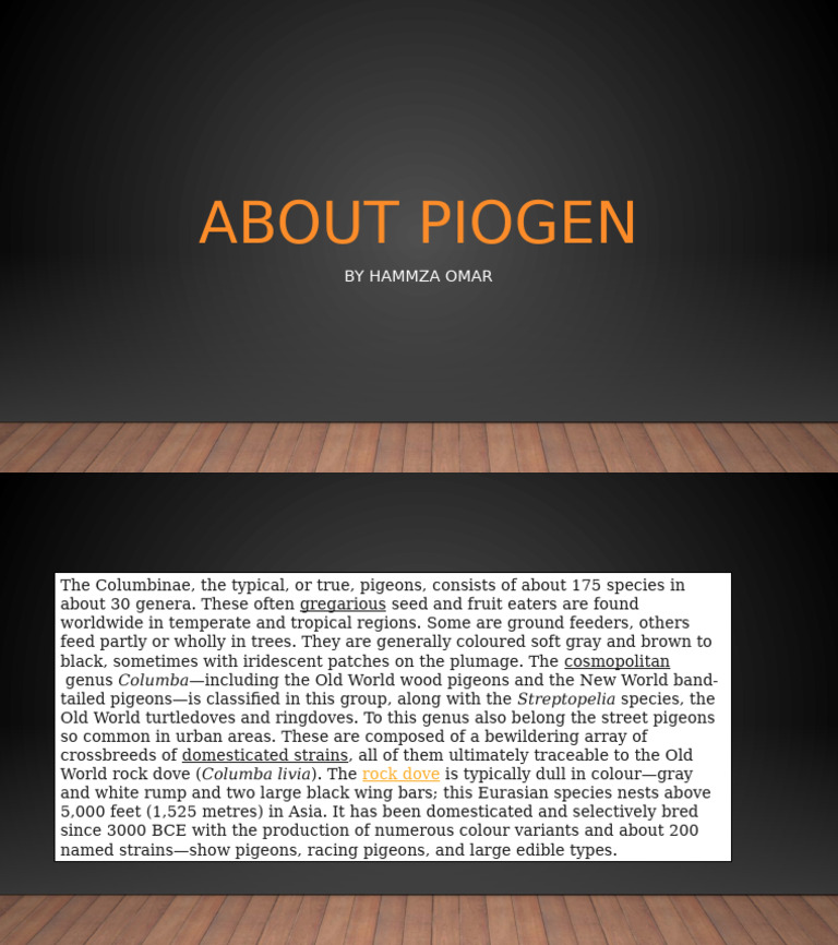 About Piogen | PDF