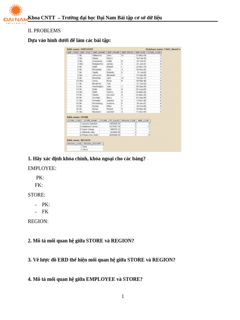 Exercise2 Relation Data Model | PDF