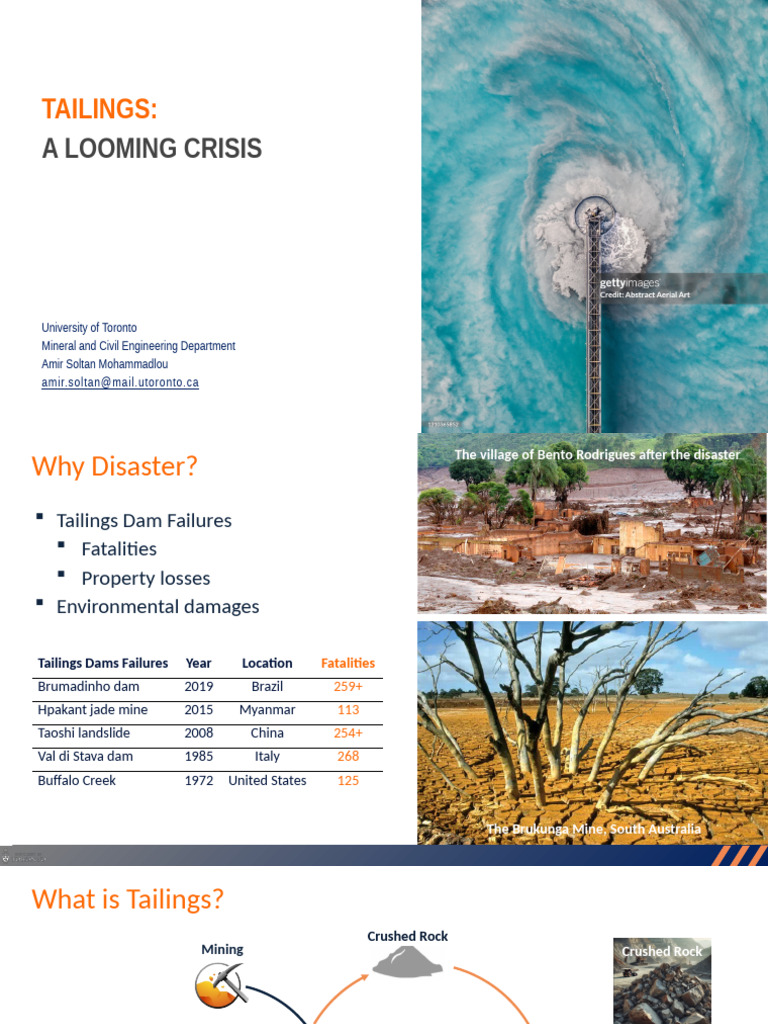 TAILINGS a Looming Crisis | PDF