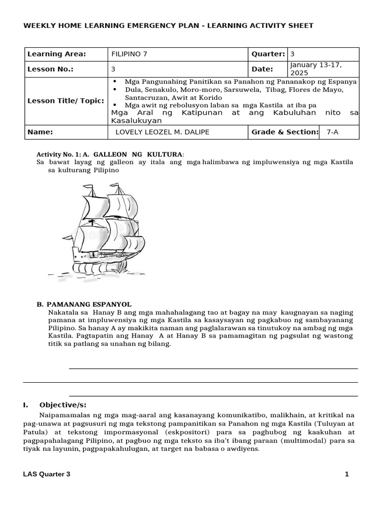 Las - Ek Week 3 | PDF