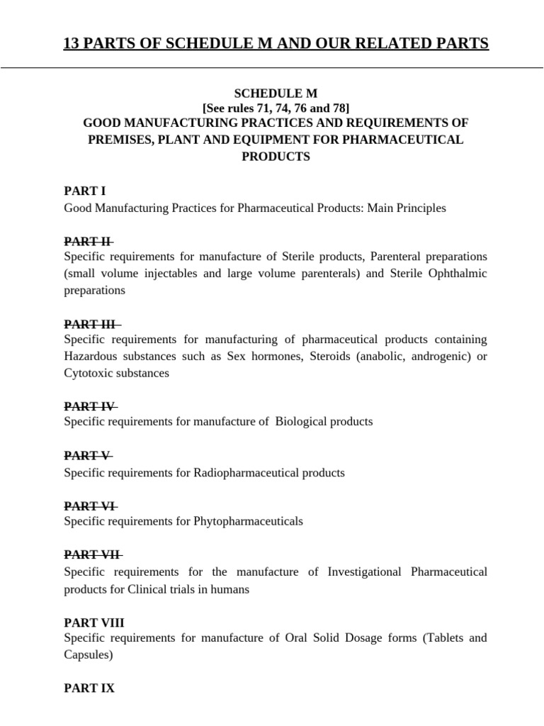 Overview of Schedule M Parts | PDF