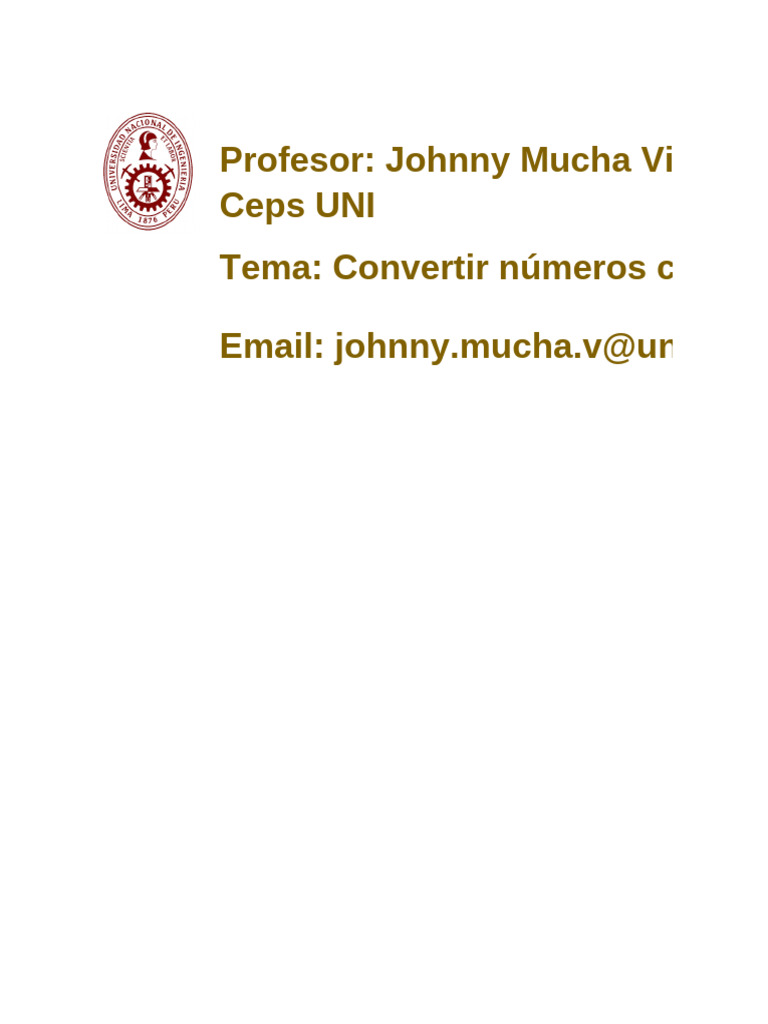 01 Clase1de8 Excel3 Convertir Textos en Numeros | PDF