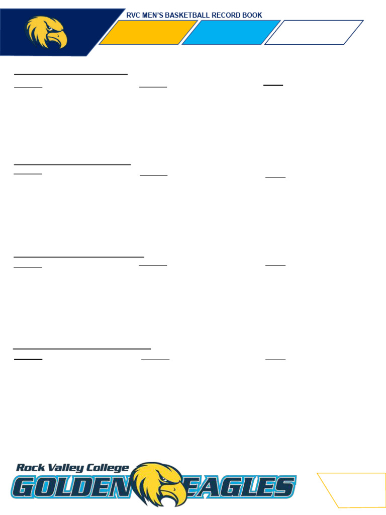 Men S Basketball Record Book For Website | PDF