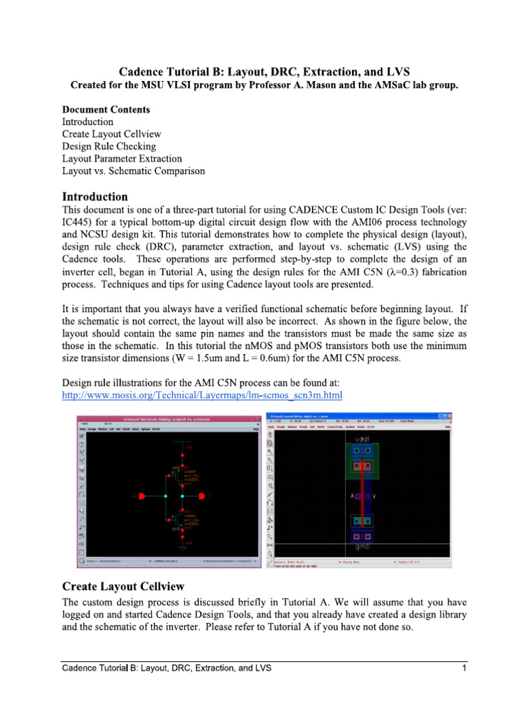 Layout Lvs DRC | PDF