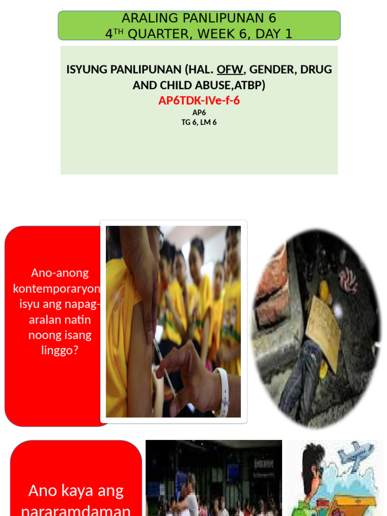 Devices Ap6-Q4, Week6 - Isyung Panlipunan | PDF