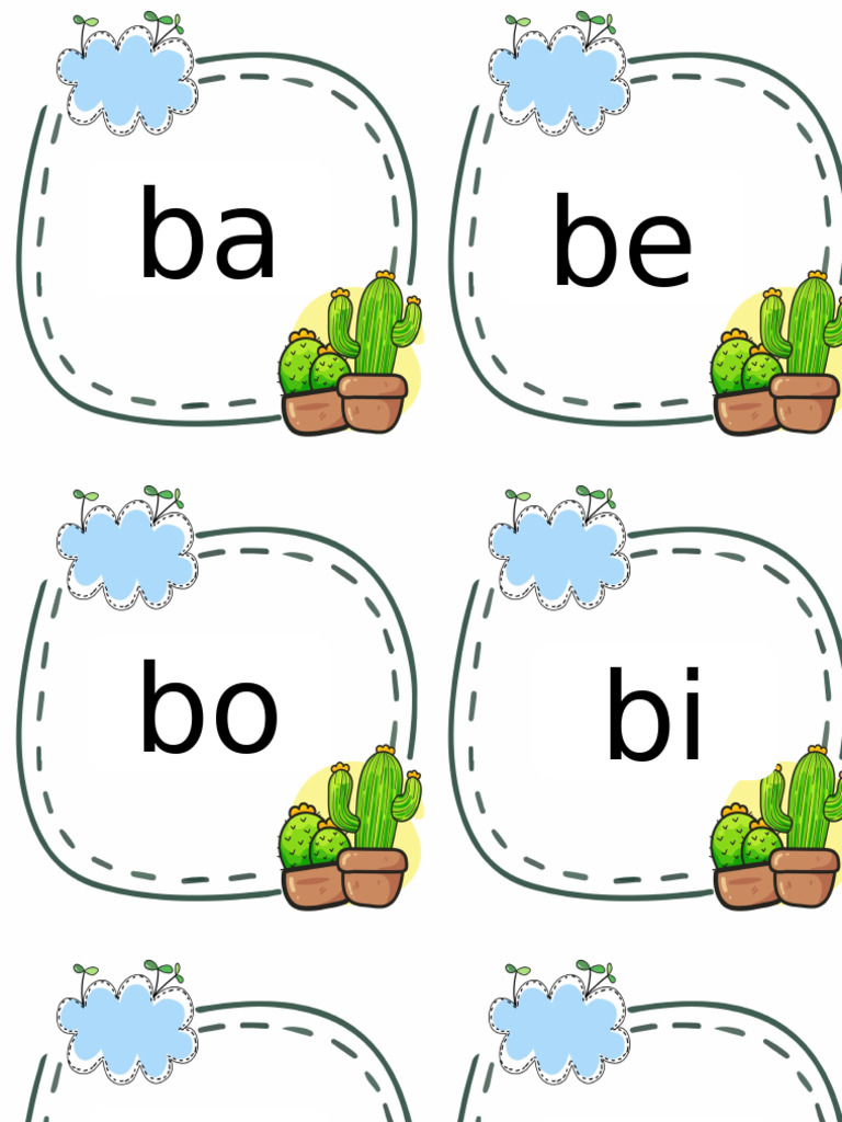 BBM Suku Kata KV | PDF