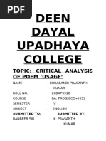 "No Problem" Poem Analysis - GCSE | PDF | Racism | Discrimination ...