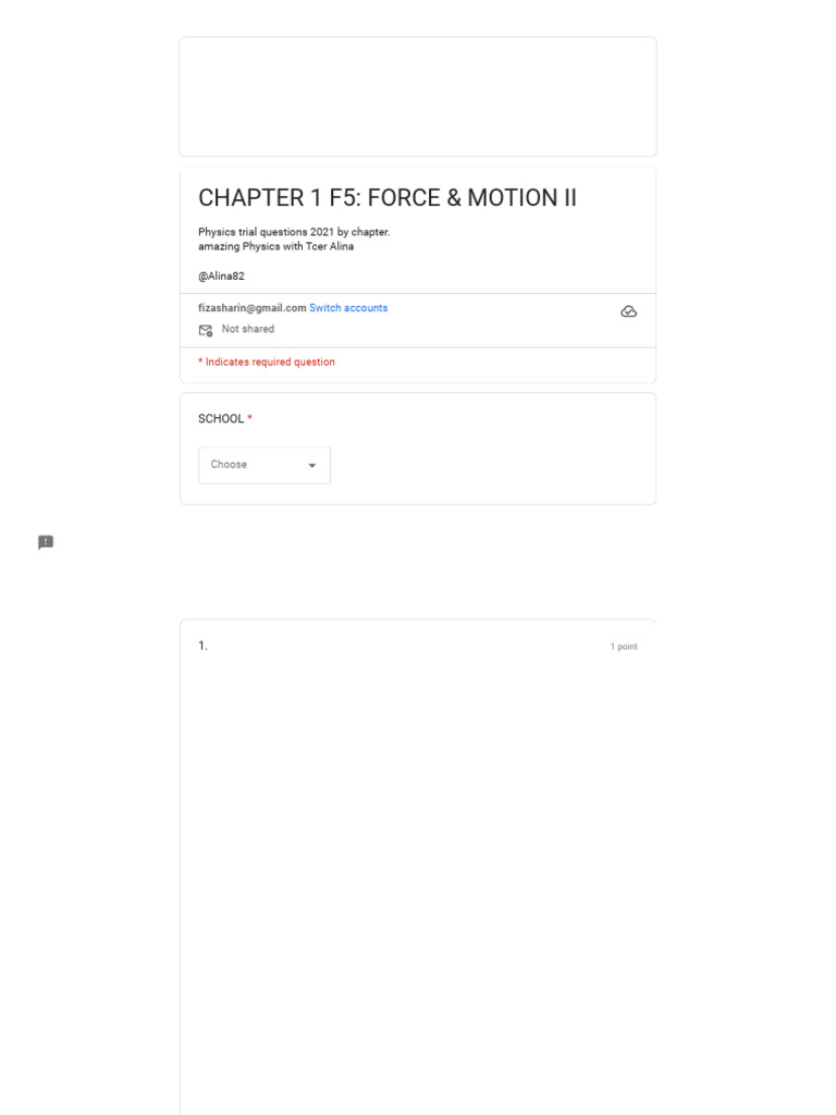 Chapter 1 F5 - Force & Motion Ii | PDF