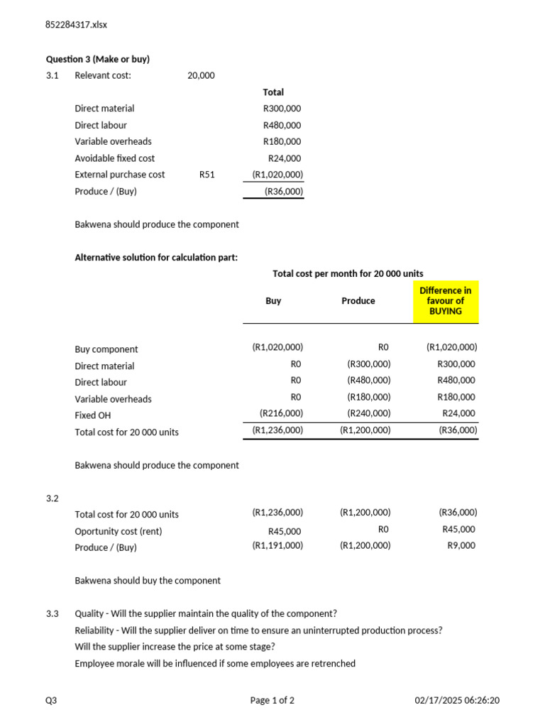 CNA33B3 2024 Unit 1 Lab Solutions Q3 4 | PDF | Economies | Business Process