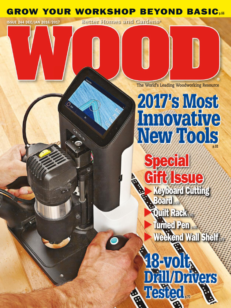 Wood Magazine - December 2016 - January 2017 | PDF | Franchising
