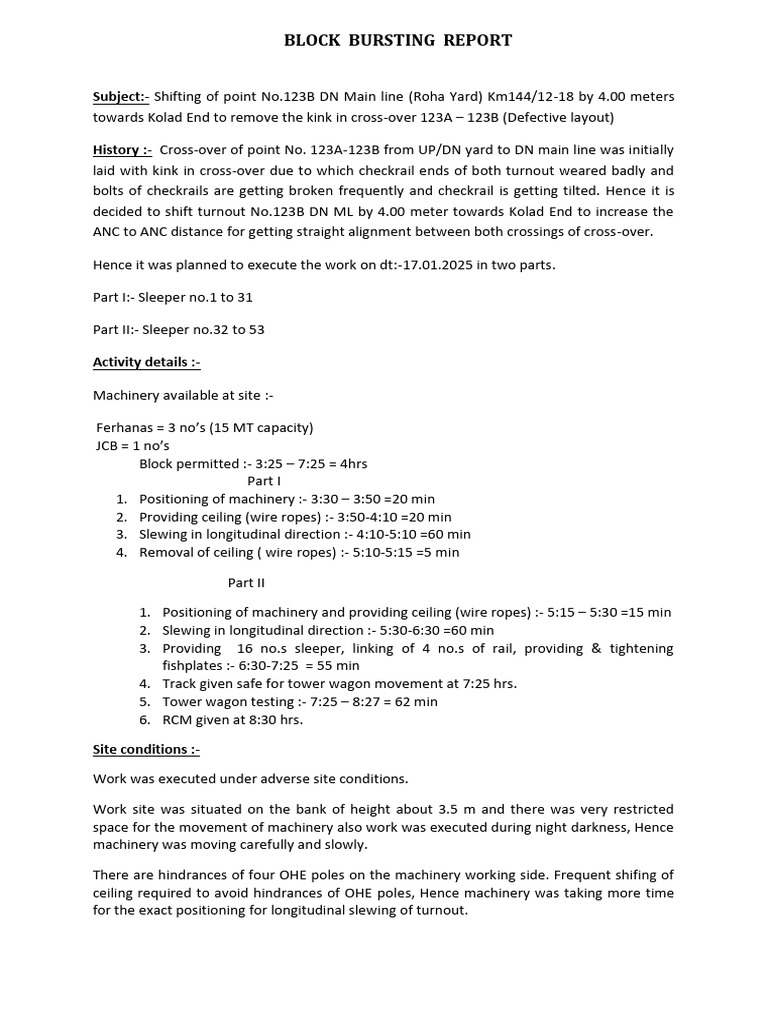 Block Bursting Report pt123B | PDF