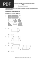 Grade 5-Mathematics-Workbook Answer Key | PDF | Rectangle | Geometric Shapes